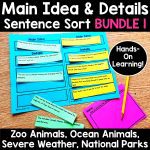 Teaching Main Idea in 3rd, 4th, and 5th Grade -Try This Hands-On ...