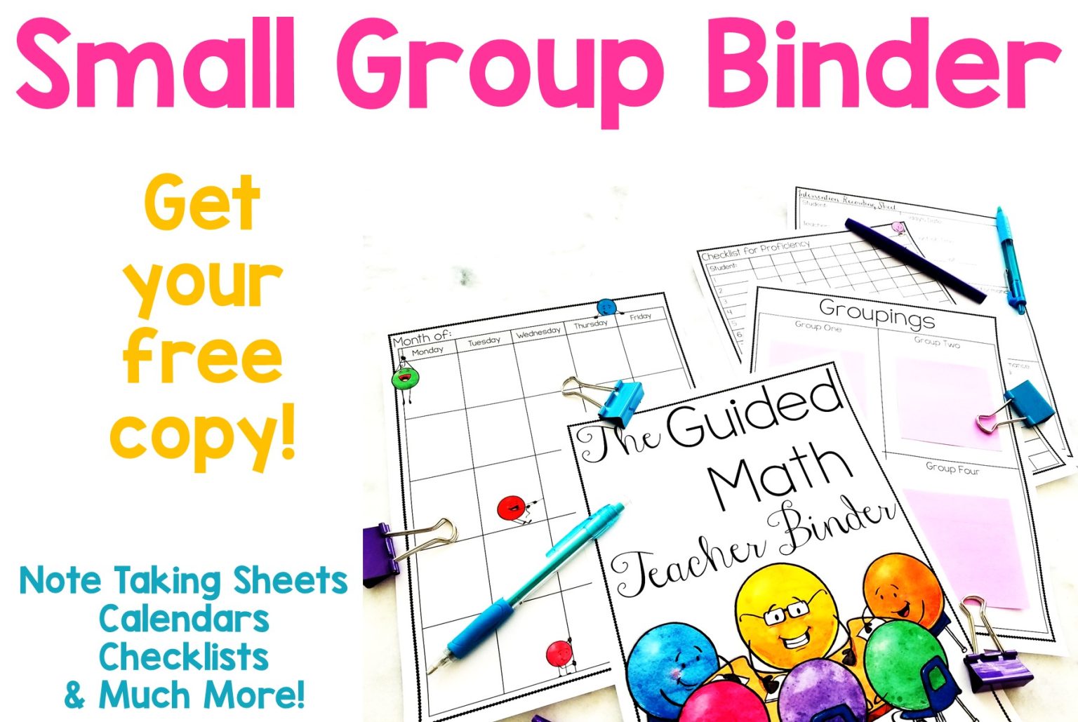 Guided Math Teacher Binder - Thrifty in Third Grade