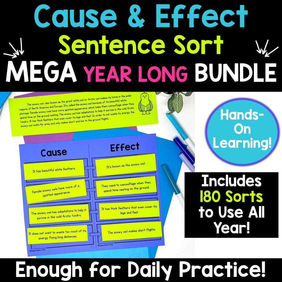 Cause and Effect 3rd, 4th, & 5th Grade Activities - Thrifty in Third Grade