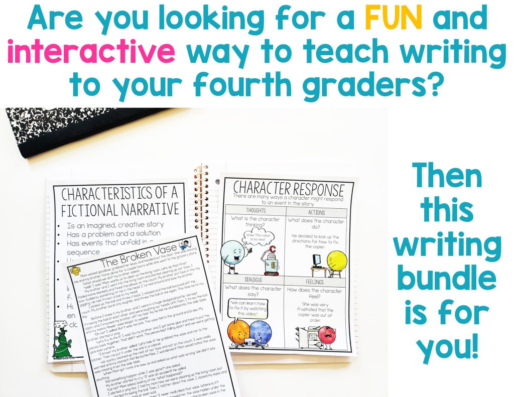 4th Grade Writing Units BUNDLE - Thrifty in Third Grade
