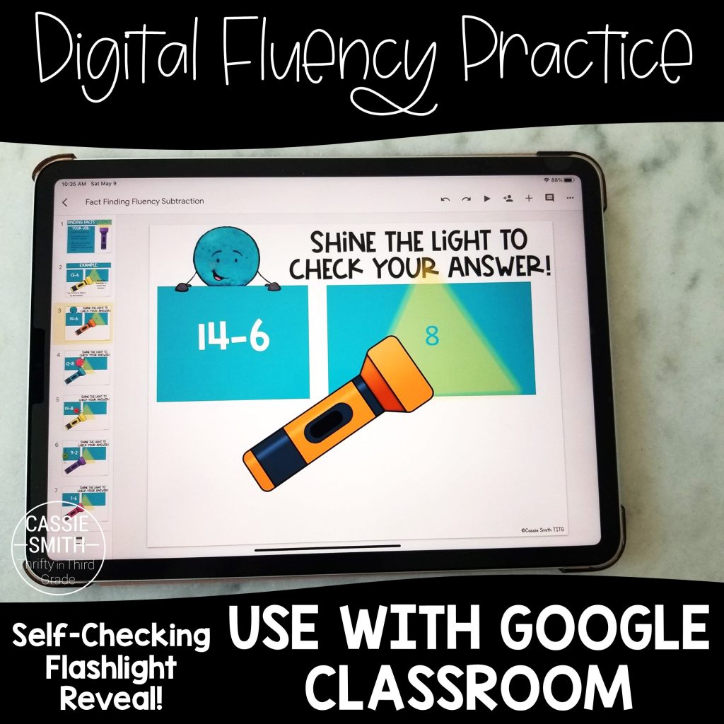 Subtraction Fact Fluency Practice | Google™ Slides | Self-Checking ...