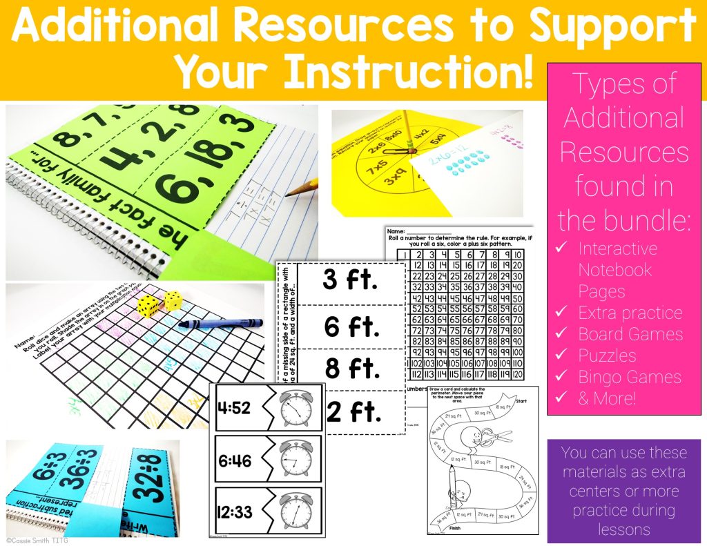3rd Grade Guided Math -Year Long Bundle - Thrifty in Third Grade