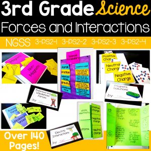 3rd Grade Force and Motion Worksheets and Activities {NGSS 3-PS2-1, 3 ...