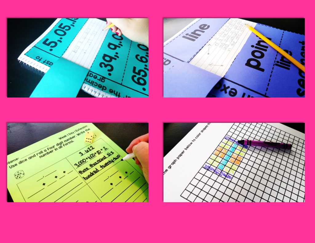 4th Grade Guided Math -Year Long Bundle - Thrifty in Third Grade