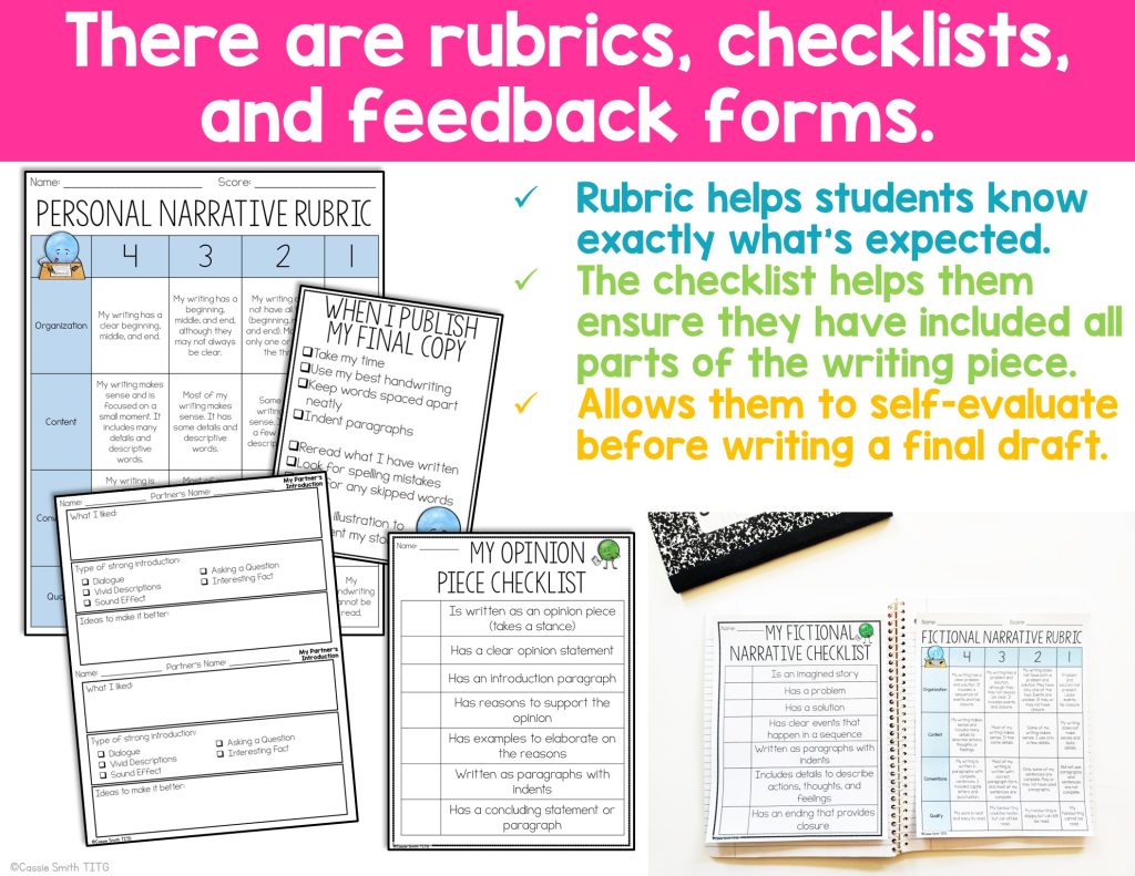 4th Grade Writing Units BUNDLE - Thrifty in Third Grade