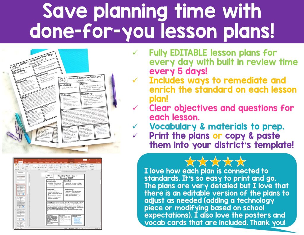 2nd Grade Guided Math -Year Long Bundle - Thrifty in Third Grade