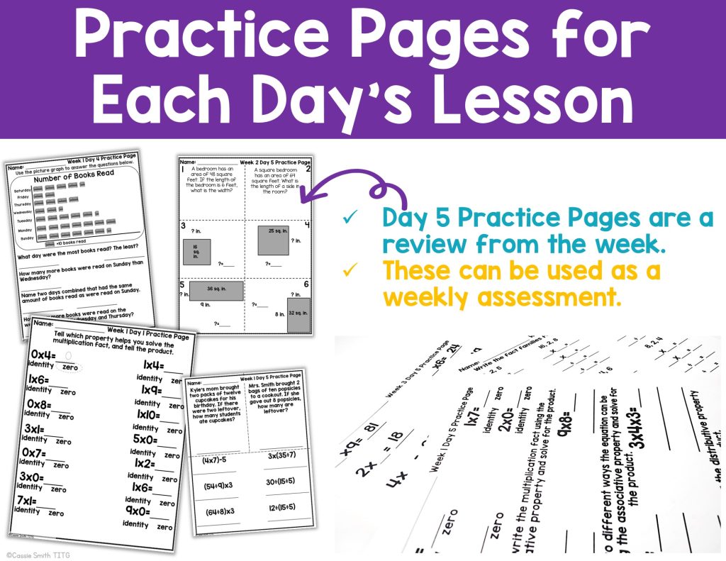3rd Grade Guided Math -Year Long Bundle - Thrifty in Third Grade