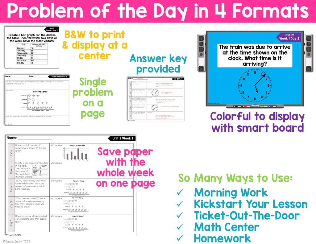 3rd Grade Guided Math -Year Long Bundle - Thrifty in Third Grade
