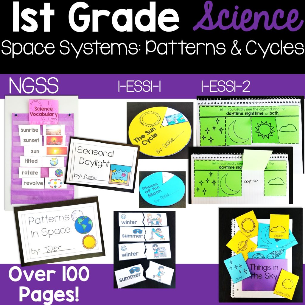 1st Grade Space Systems: Patterns and Cycles Worksheets and Activities ...