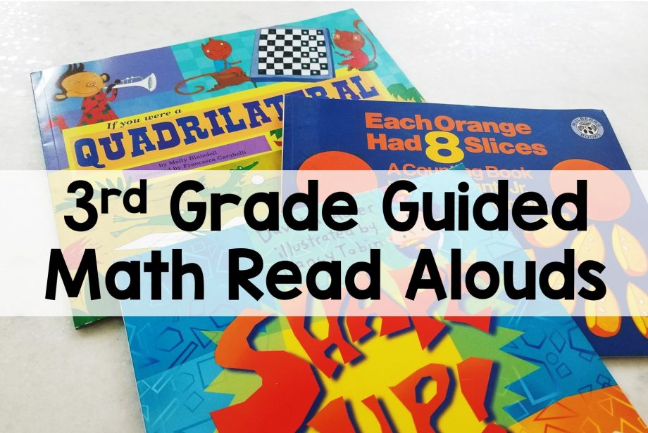 3rd Grade Guided Math Read Alouds Thrifty In Third Grade