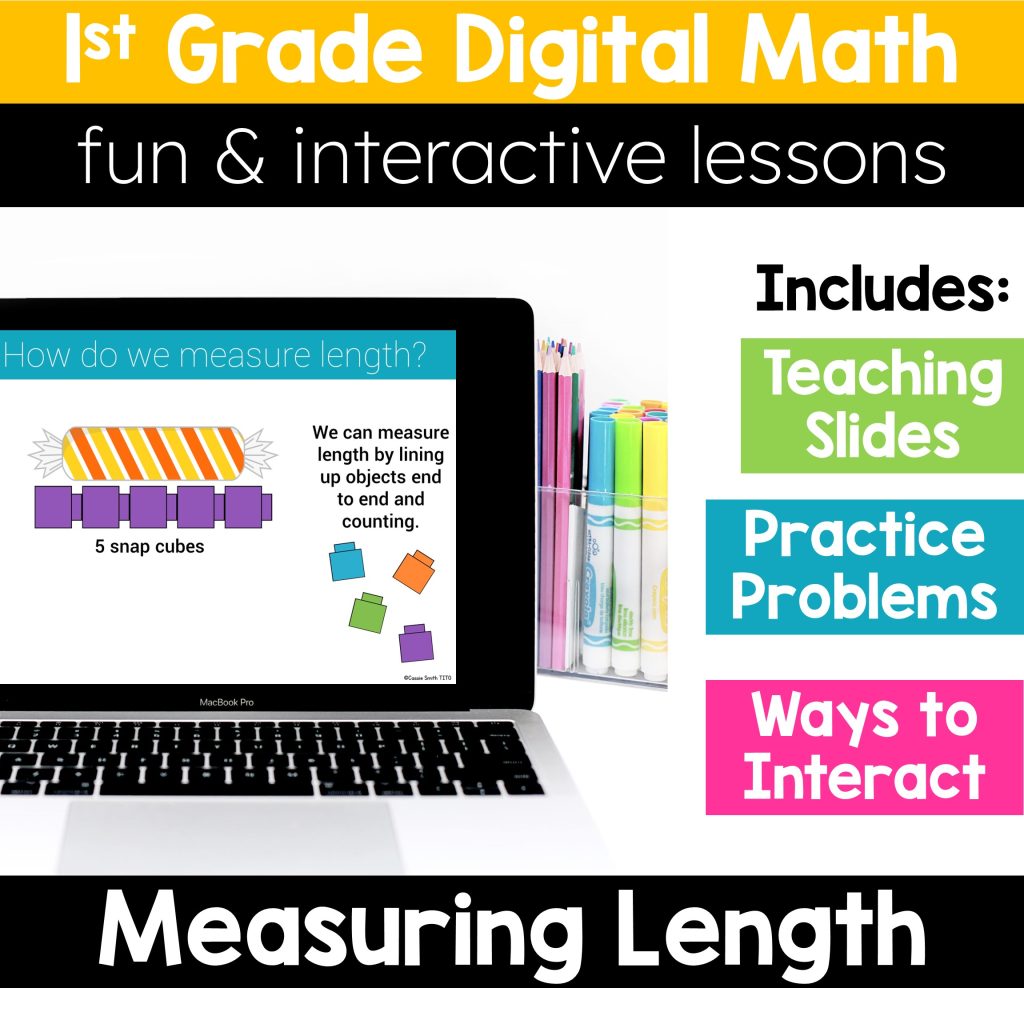 1st Grade Guided Math -Google Classroom Unit 7 Measuring Length ...