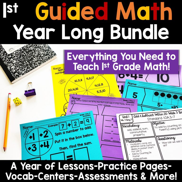 Small Group Math Instruction - My Easy Guided Math Set Up - Thrifty in ...