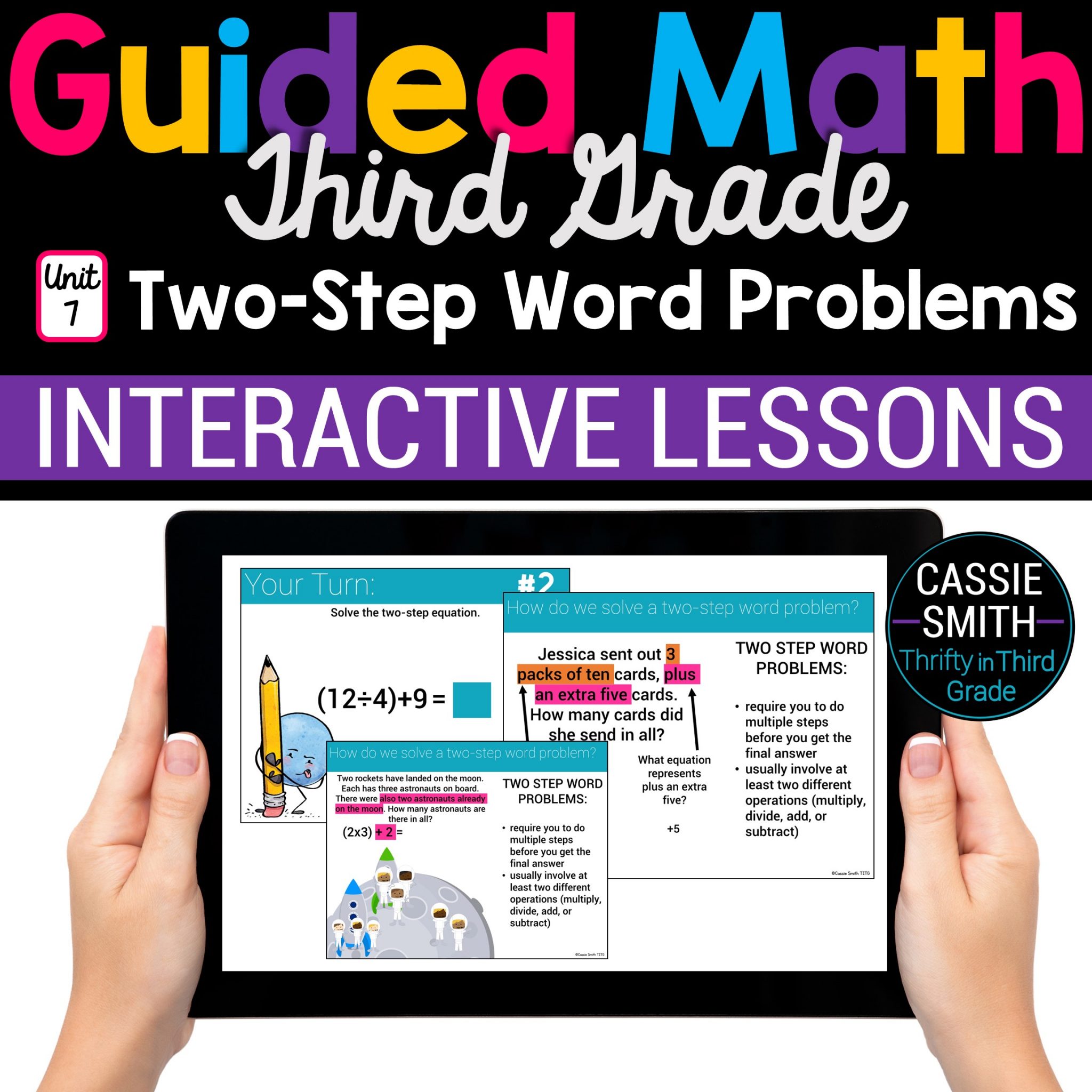 Fun Ways to Teach Two-Step Word Problems - Thrifty in Third Grade