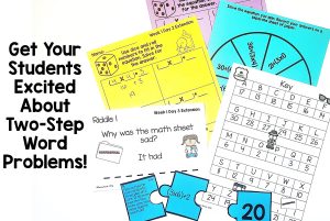 Fun Ways to Teach Two-Step Word Problems - Thrifty in Third Grade