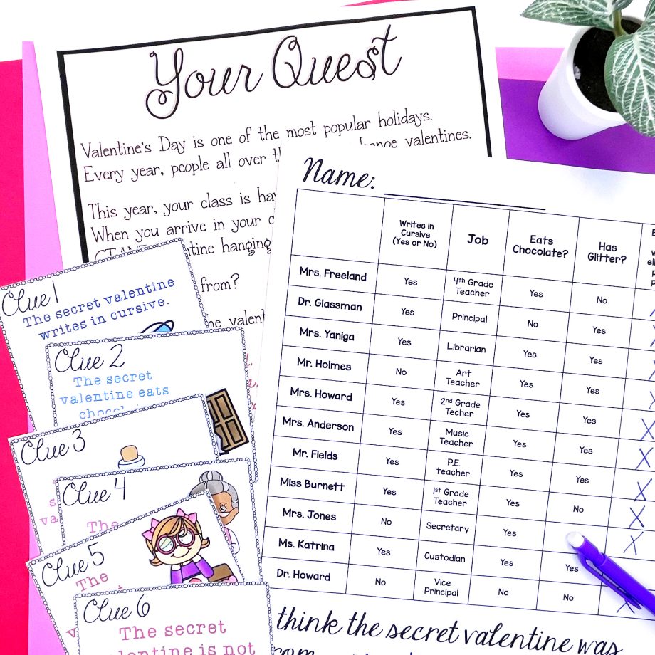 5 Classroom Valentine's Day Activities for Upper Grades Students ...