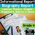 Teaching Students to Write Biography Reports - Thrifty in Third Grade
