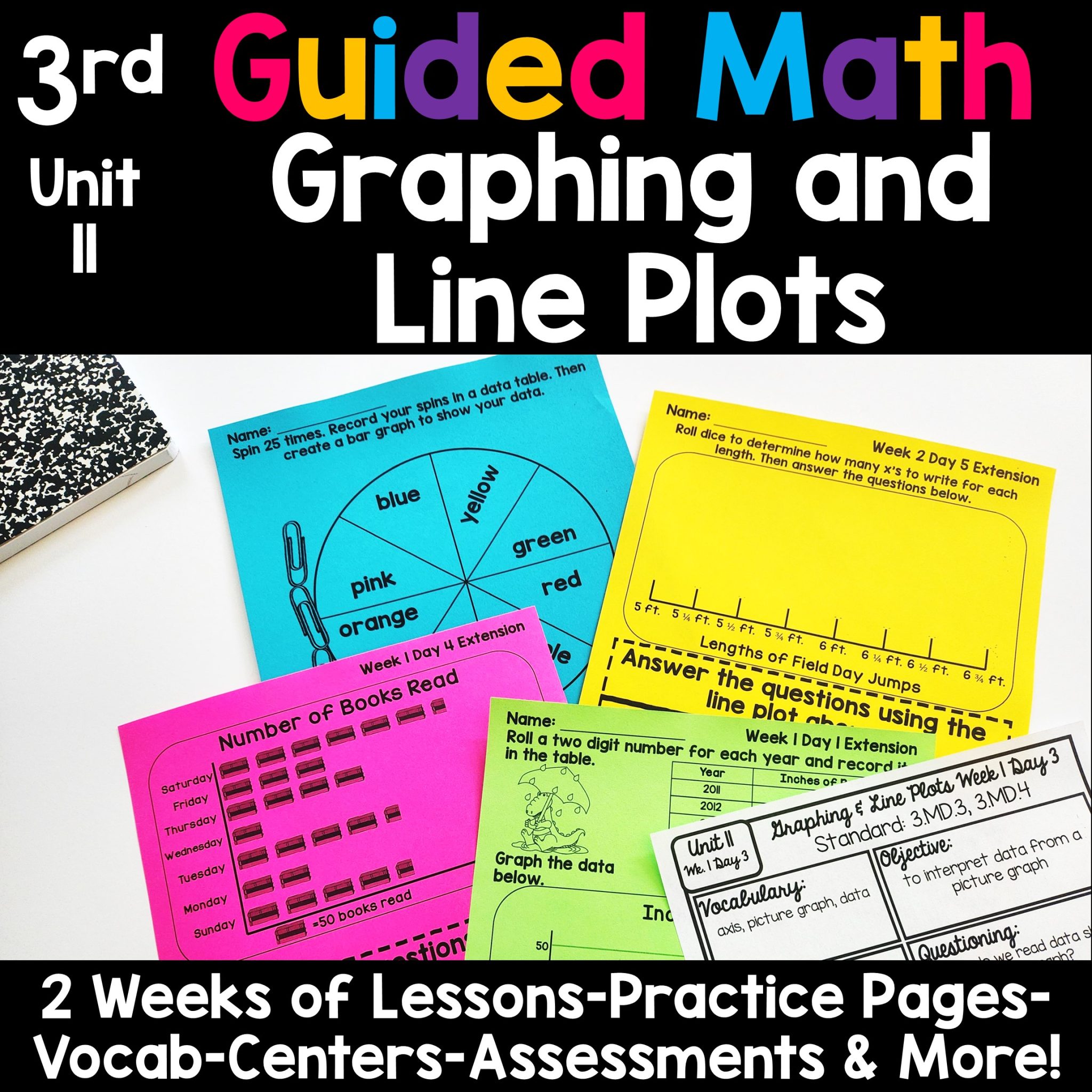 Fun and Effortless Graphing Activities for 1st, 2nd, 3rd, 4th, and 5th ...