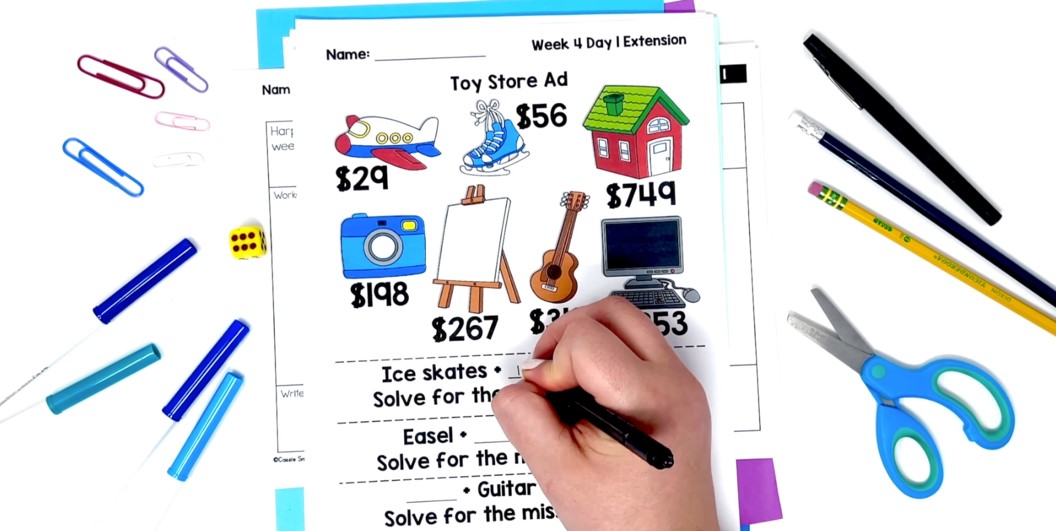 Fun and Easy 3rd Grade Addition and Subtraction Activities - Thrifty in ...