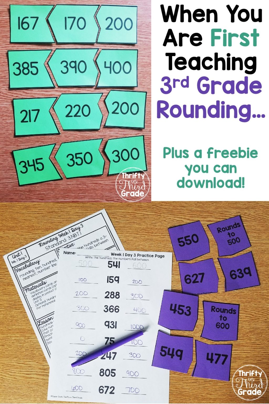 Fun 3rd Grade Rounding Activities for Rounding to the Nearest Ten and ...