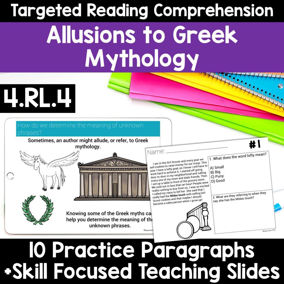 4th Grade Greek Mythology: Fun and Engaging Activities - Thrifty in ...