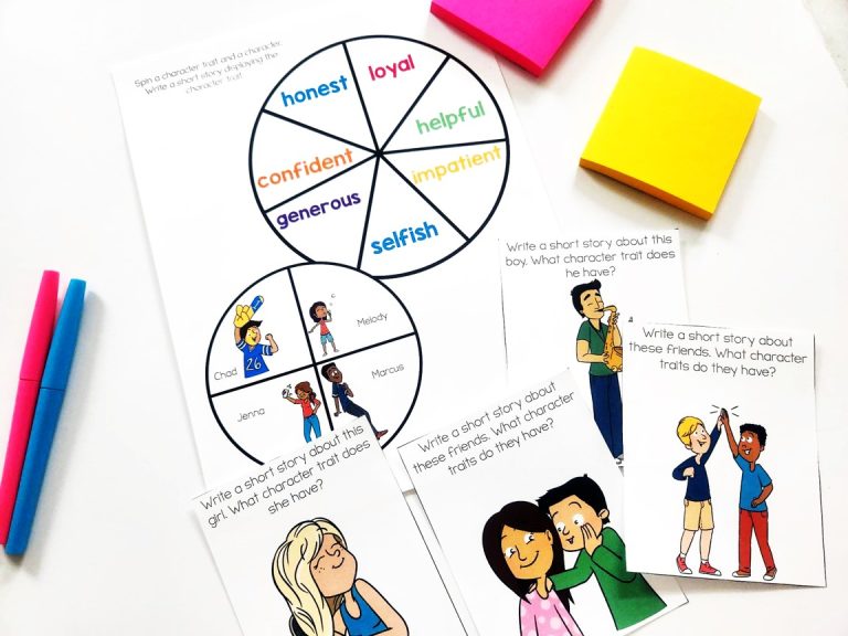 Fun Activities for Teaching Character Traits in 3rd Grade - Thrifty in ...