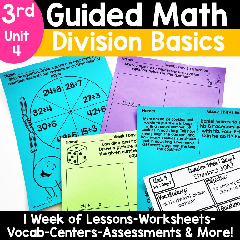 Help! How to Teach Division in Third Grade: Strategies and Fun Games ...
