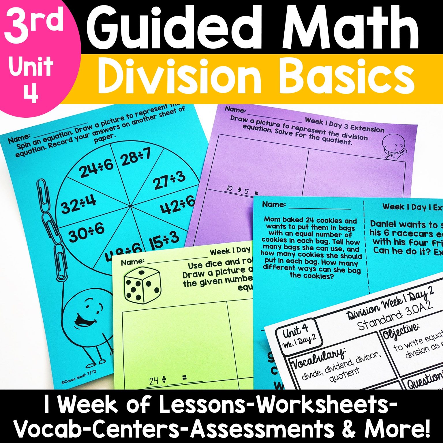 3rd Grade Guided Math -Unit 1 Rounding - Thrifty in Third Grade