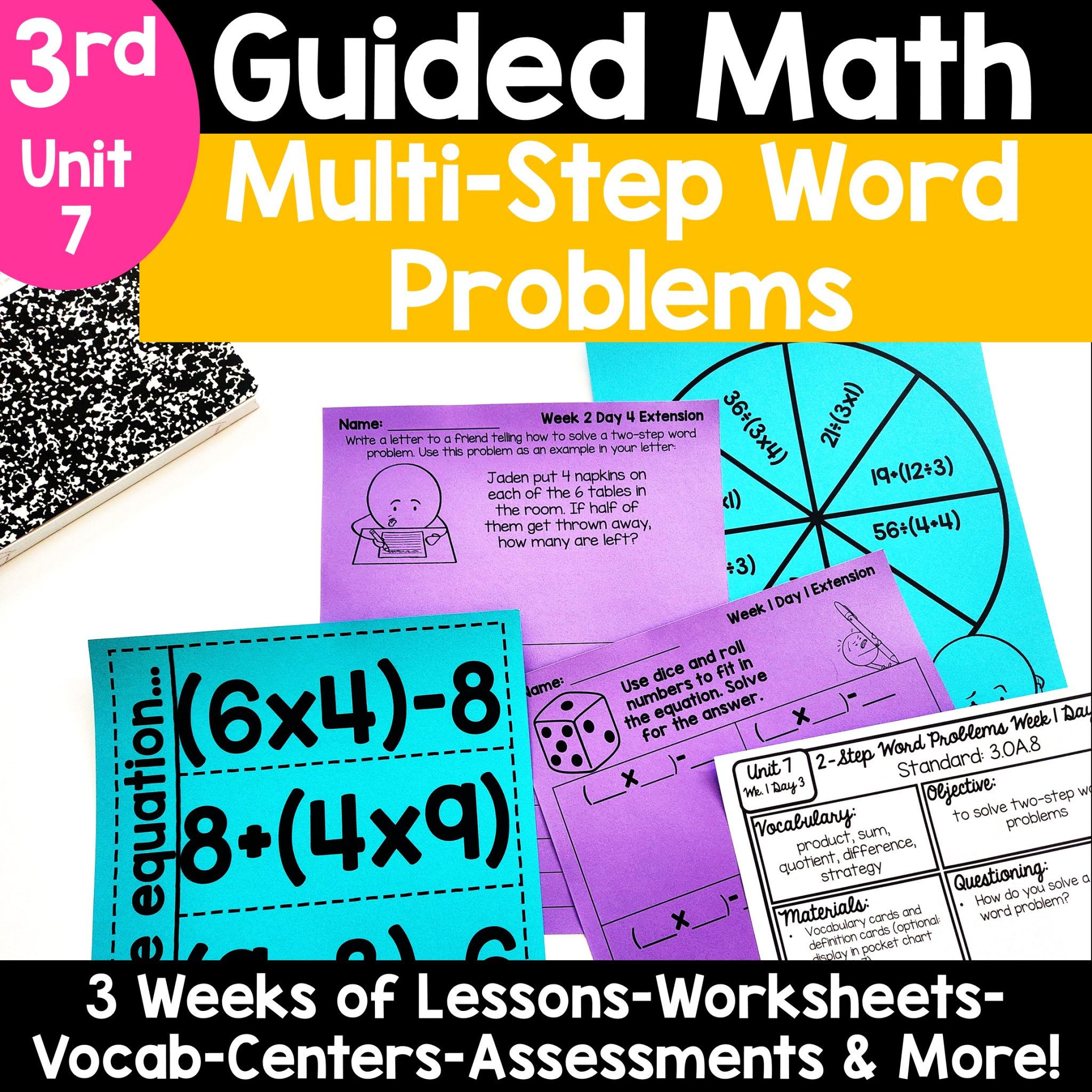3rd Grade Guided Math -Unit 1 Rounding - Thrifty in Third Grade