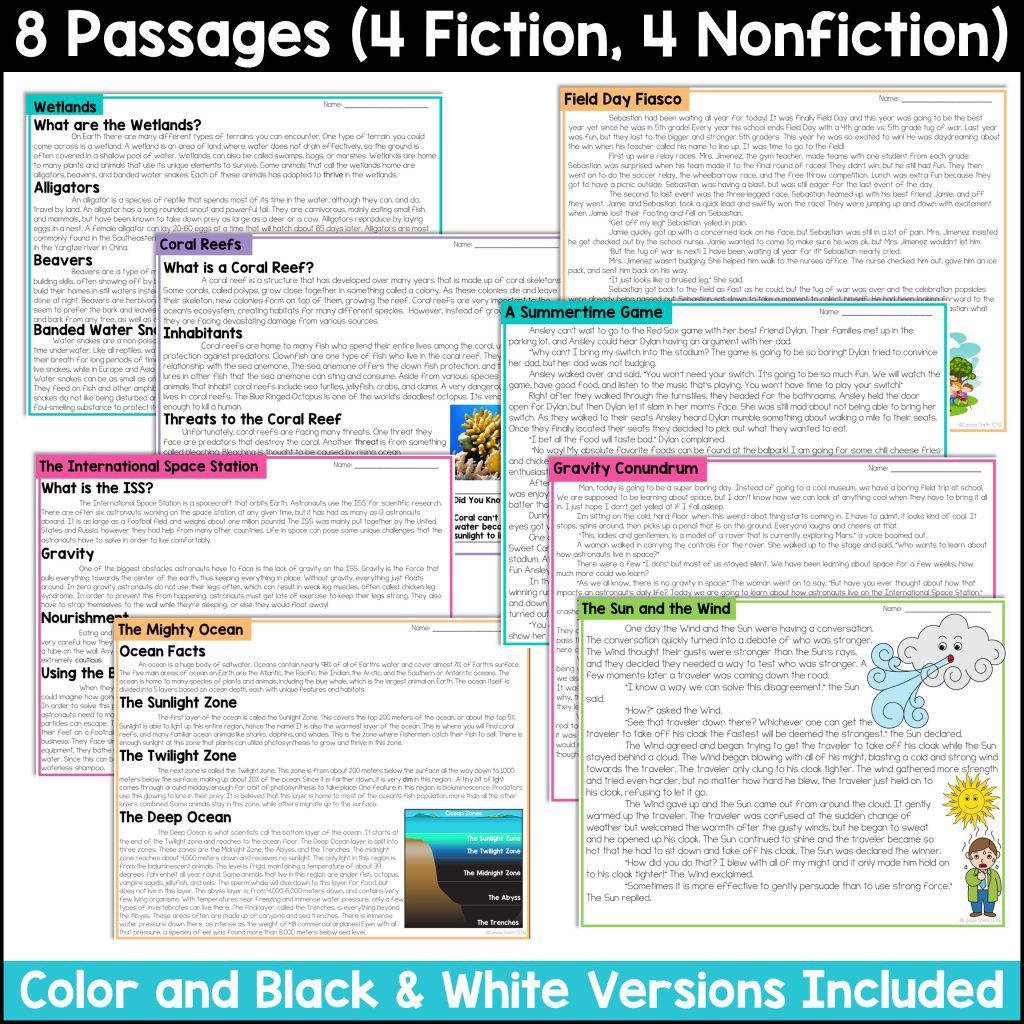 May Reading Passages - Activities and Anchor Charts - Thrifty in Third ...