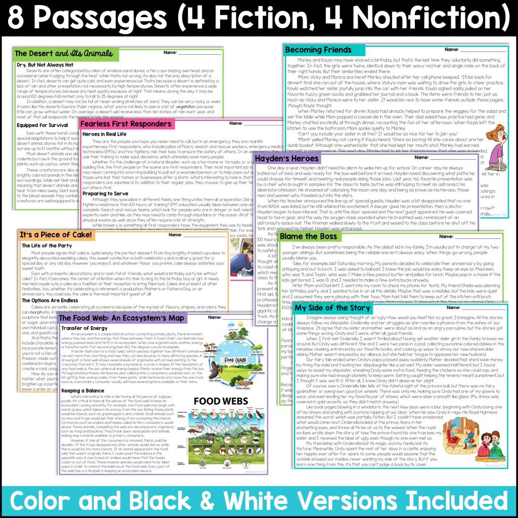 September Reading Passages - Activities and Anchor Charts - Thrifty in ...