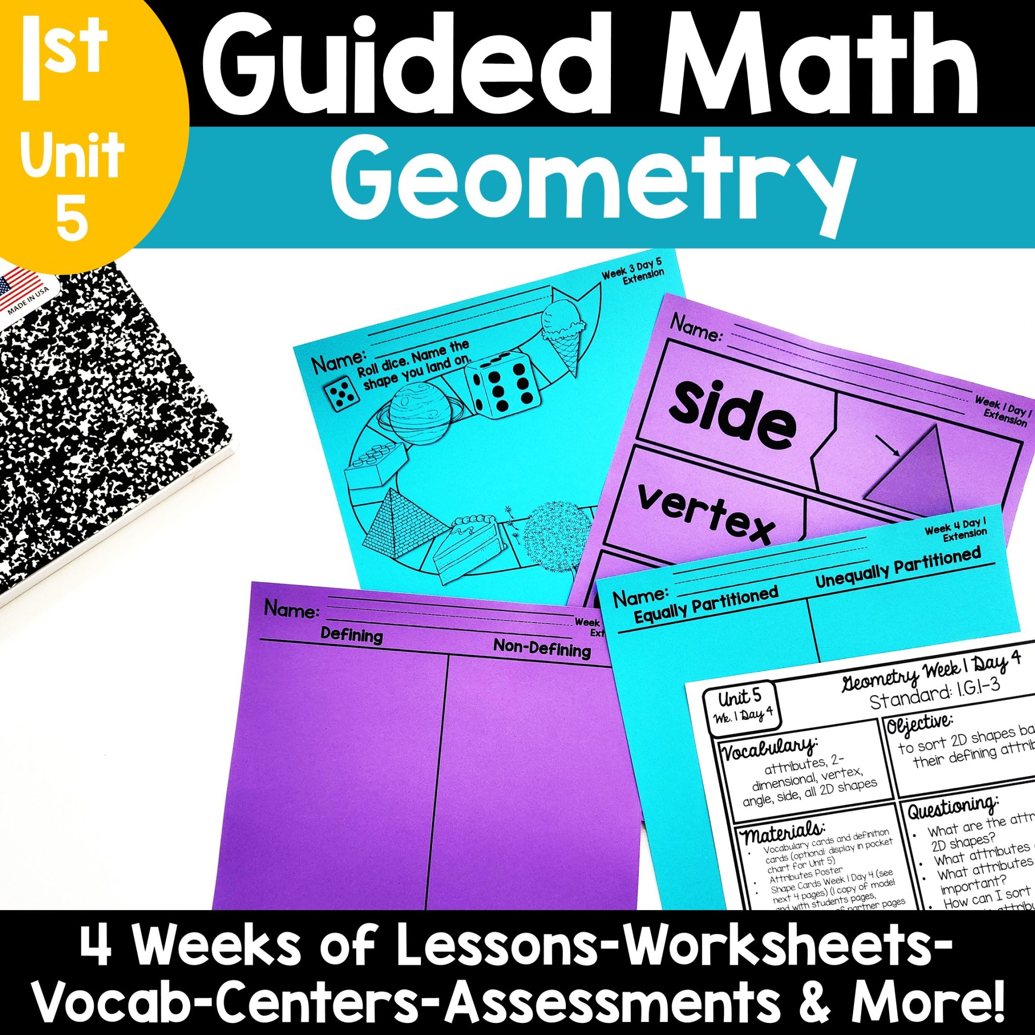 1st Grade Guided Math – Thrifty in Third Grade