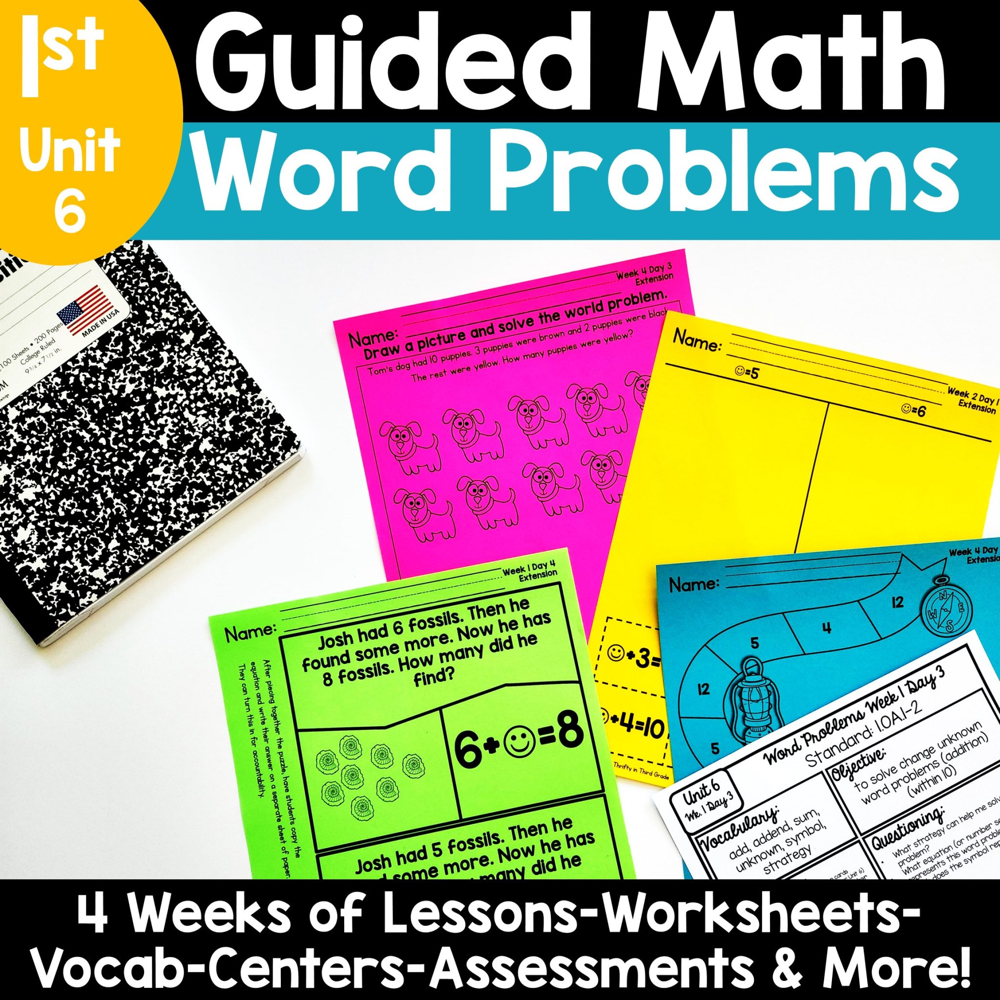 1st Grade Guided Math – Thrifty in Third Grade