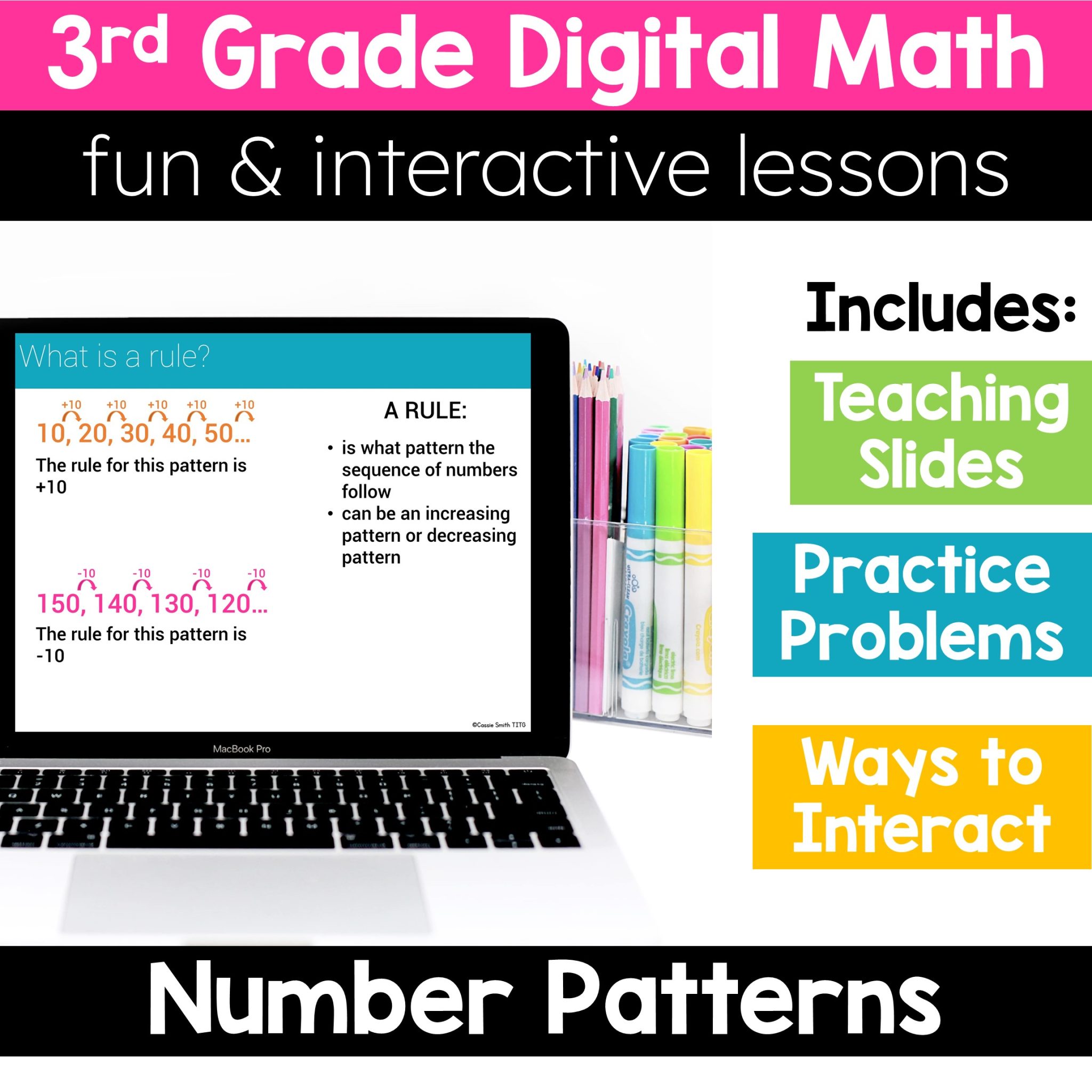 3rd Grade Guided Math -Digital Math Unit 3 Multiplication Basics ...