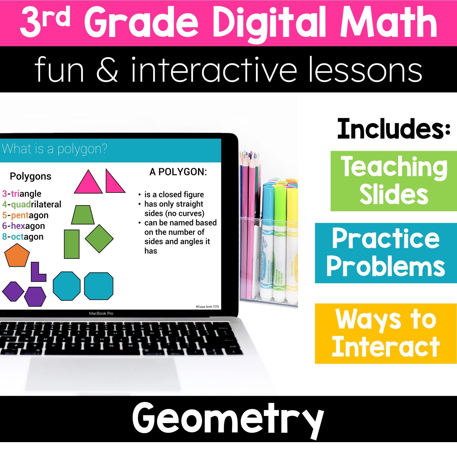 3rd Grade Guided Math -Digital Math Unit 3 Multiplication Basics ...