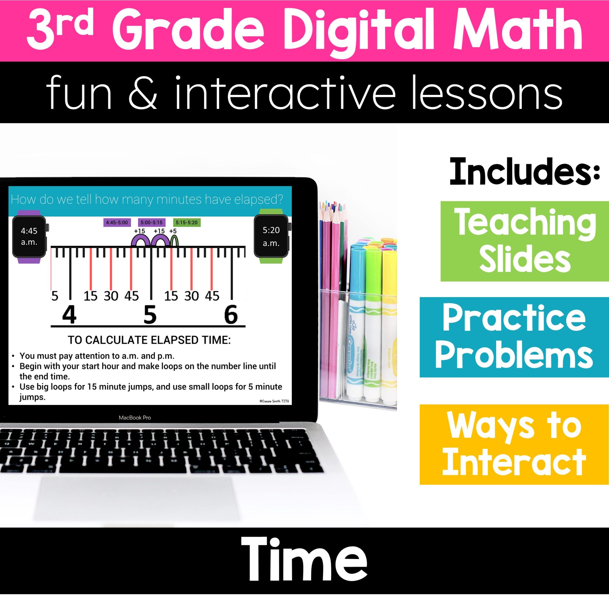 Digital Math Lessons: 3rd – Thrifty in Third Grade