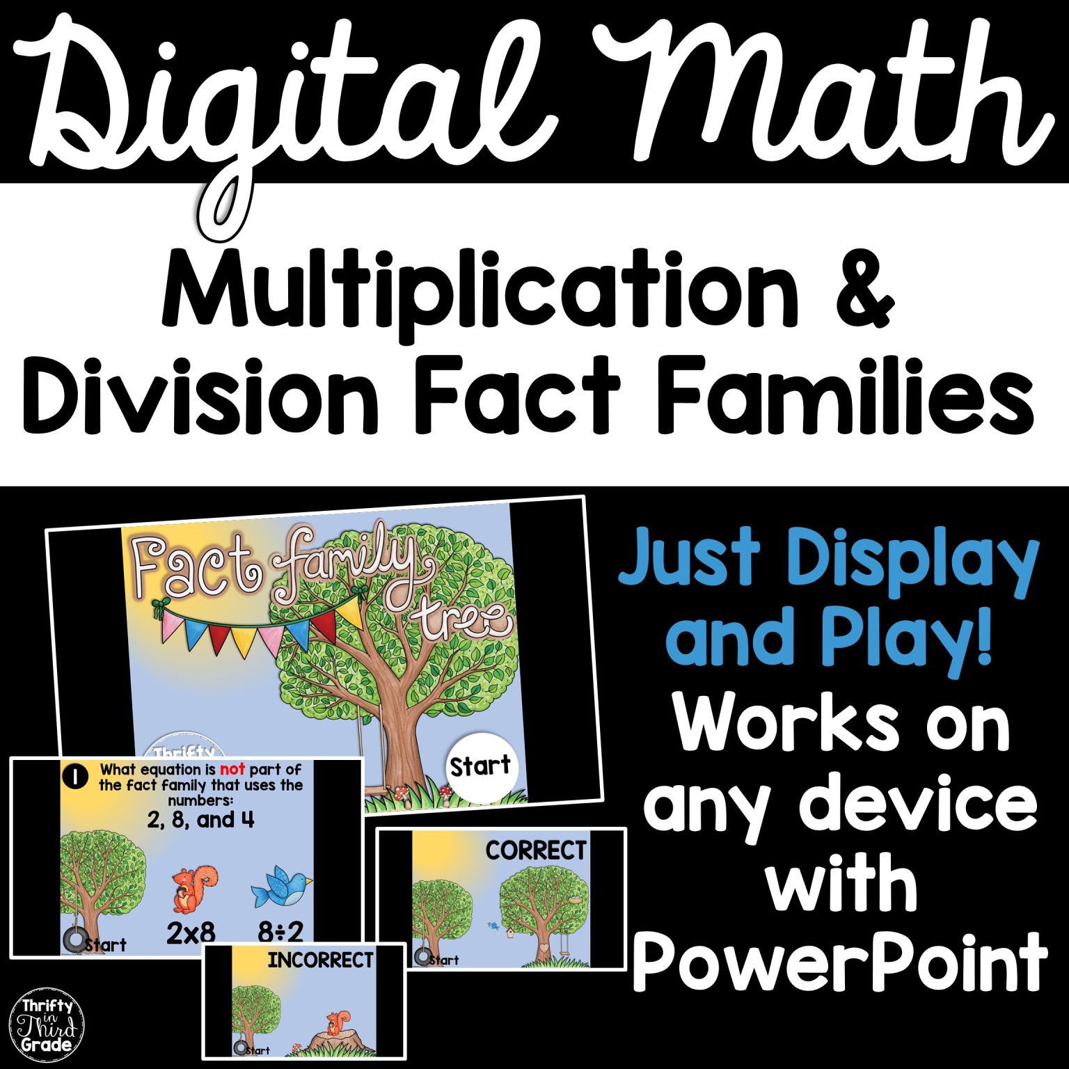 AWESOME Multiplication Games for 3rd Grade -Digital Printable and Whole ...