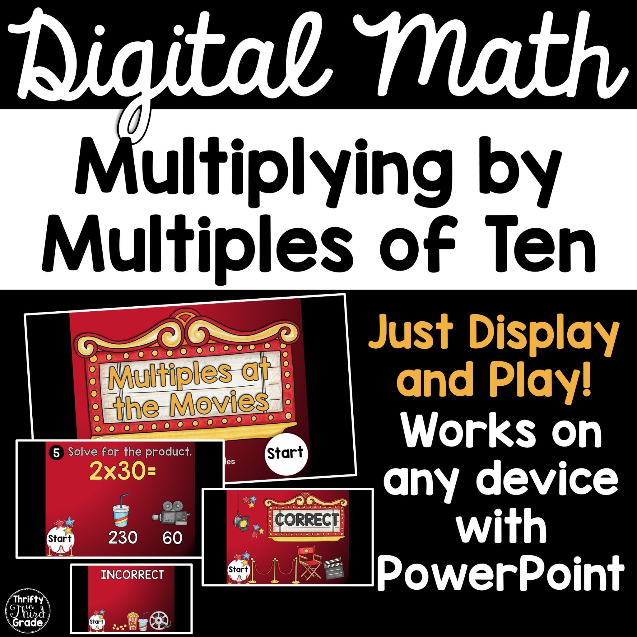AWESOME Multiplication Games for 3rd Grade -Digital Printable and Whole ...
