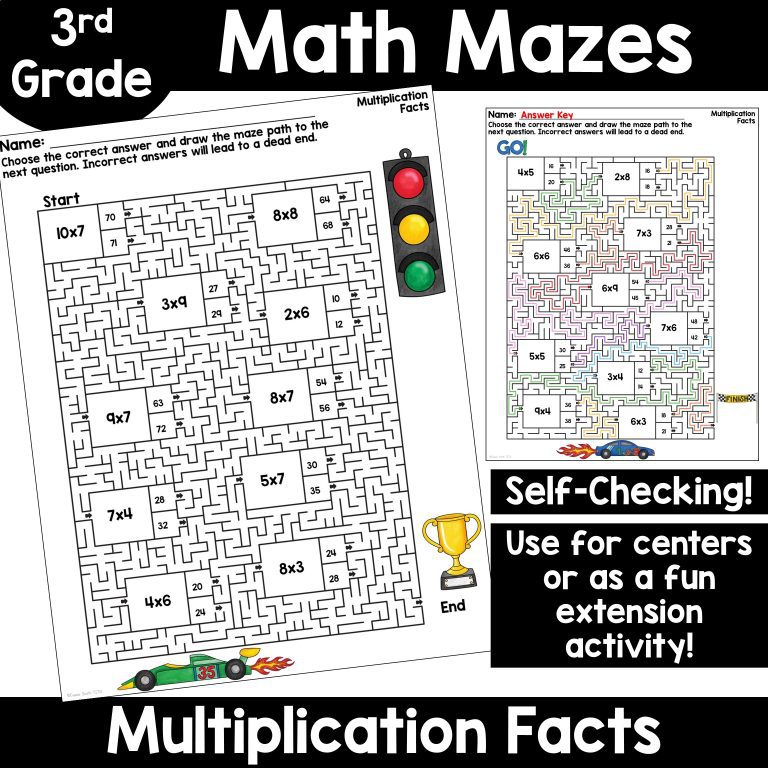 AWESOME Multiplication Games for 3rd Grade -Digital Printable and Whole ...
