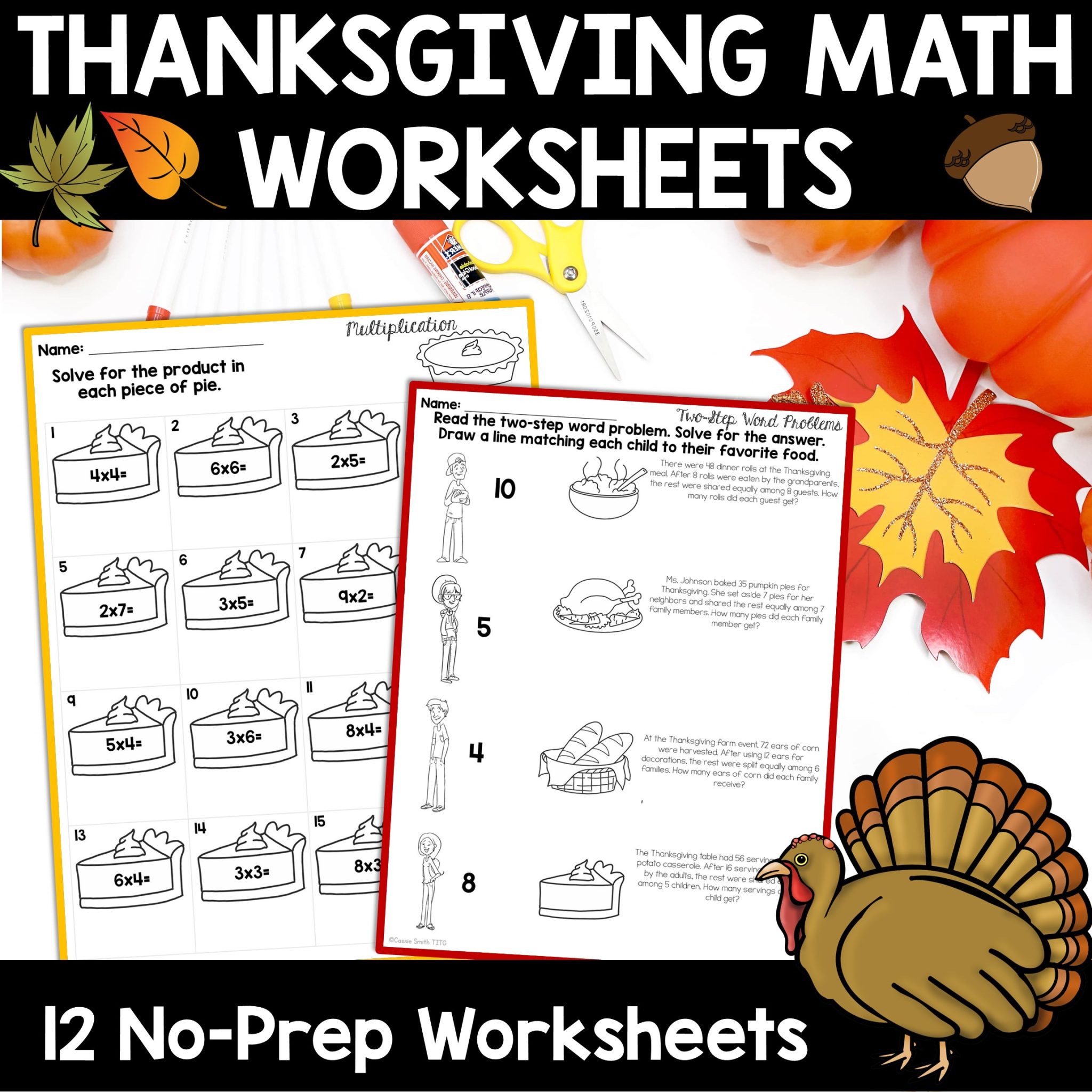 Fun Classroom Thanksgiving Activities for Math, Reading, Science, and ...
