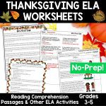 Fun Classroom Thanksgiving Activities for Math, Reading, Science, and ...